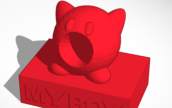 3D design Kirby (a.k.a. "My Boy" | Tinkercad