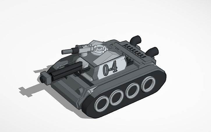 3D design my first tank {redesign} og by knight - Tinkercad