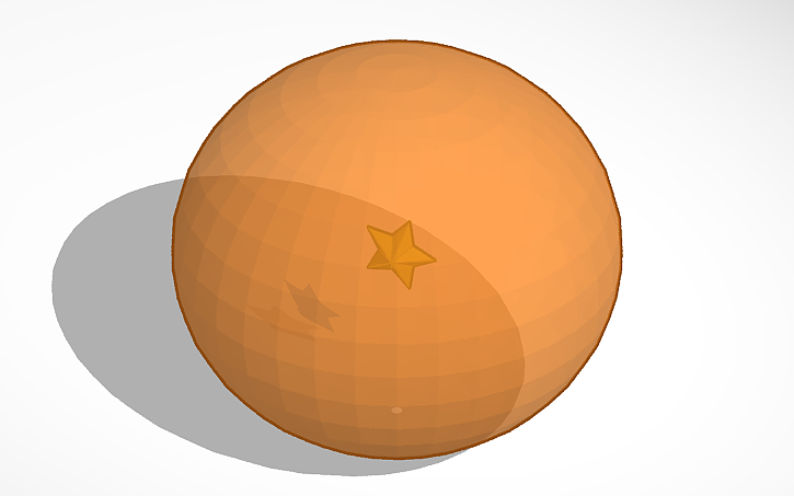 3D design Dragon Ball - Tinkercad