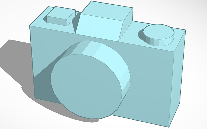 3D design camera de fotos - Tinkercad