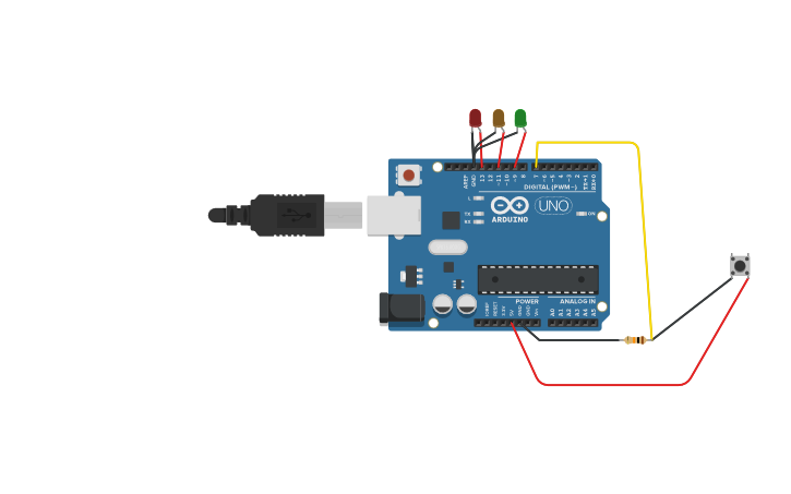 Circuit Design Arduino Assignment Traffic Light Trigger Jean Coté Tinkercad 3447