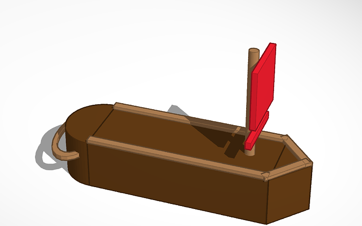 3D design Boat - Tinkercad