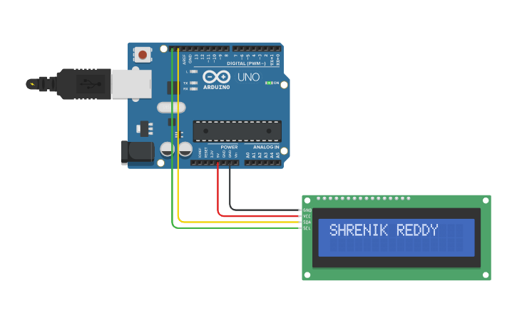 Circuit Design Lcd I2c Arduino Tinkercad