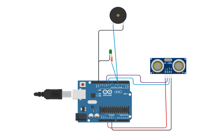 Circuit design PRACTICA SENSOR | Tinkercad