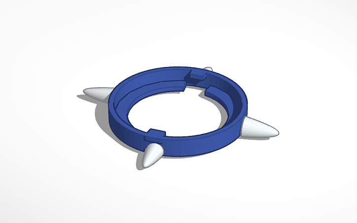 3D design Beyblade Burst Xeno Xcalius Special Dual saber frame | Tinkercad