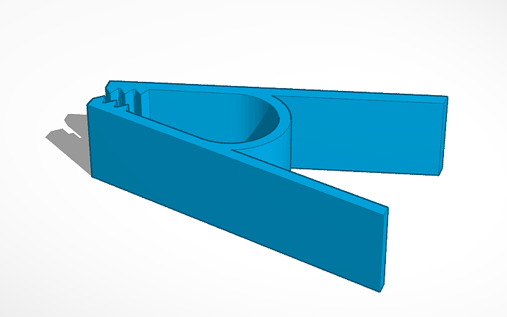 3D design clip - Tinkercad