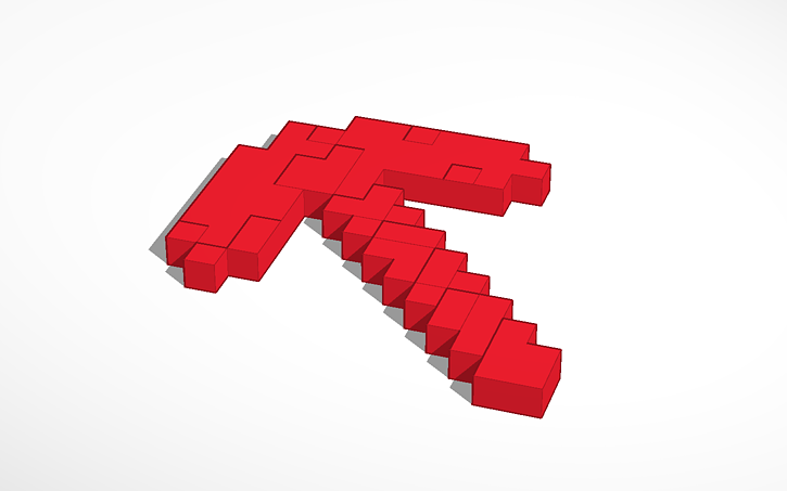 3D design Minecraft Pik | Tinkercad