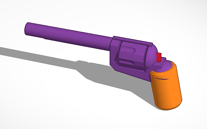 3D design Lego Revolver - Tinkercad