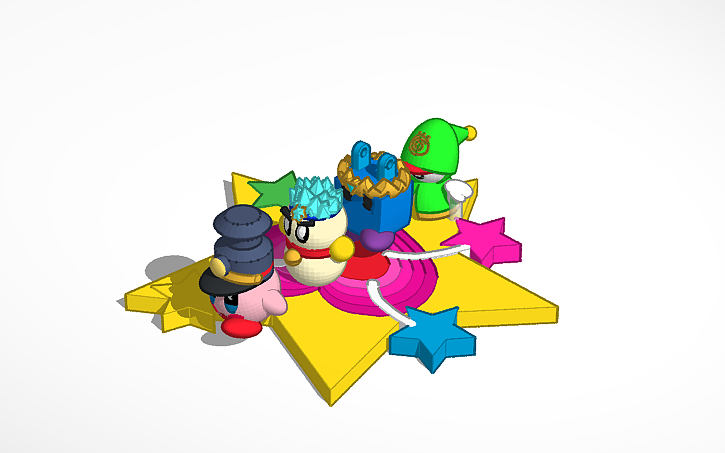 3D design Kirby freind train | Tinkercad