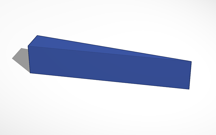 3D design window wedge - Tinkercad
