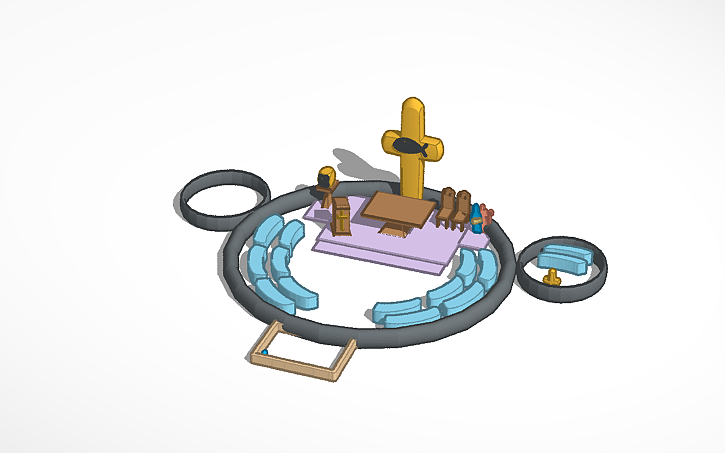 3D design Church interior | Tinkercad