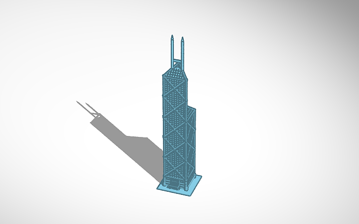 3D design HK Building BOC - Tinkercad