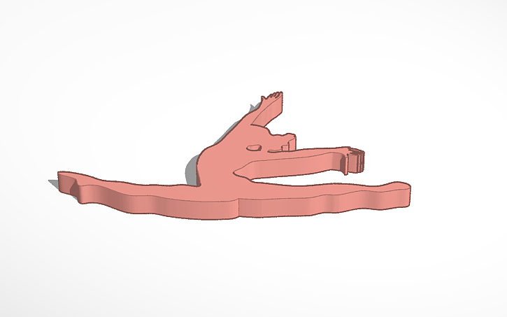 3D design Copy of Kadia dancer peach - Tinkercad