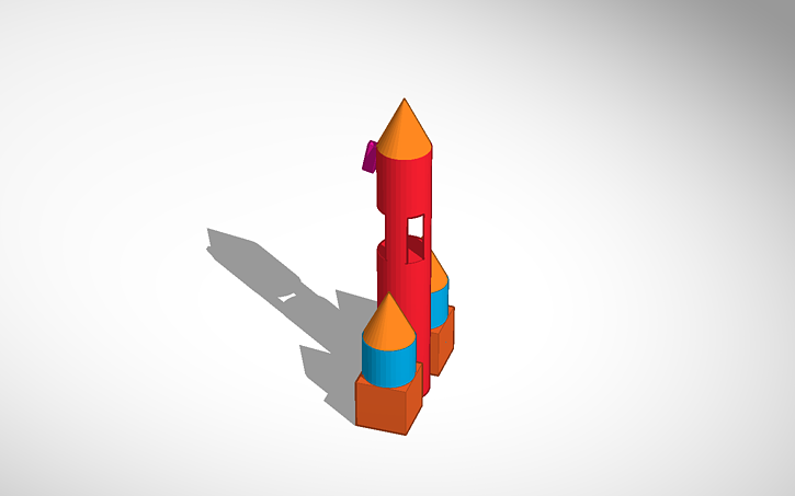3D design Super Rocket | Tinkercad