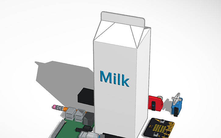 3D design Construction Zone: Milk Developing - Tinkercad