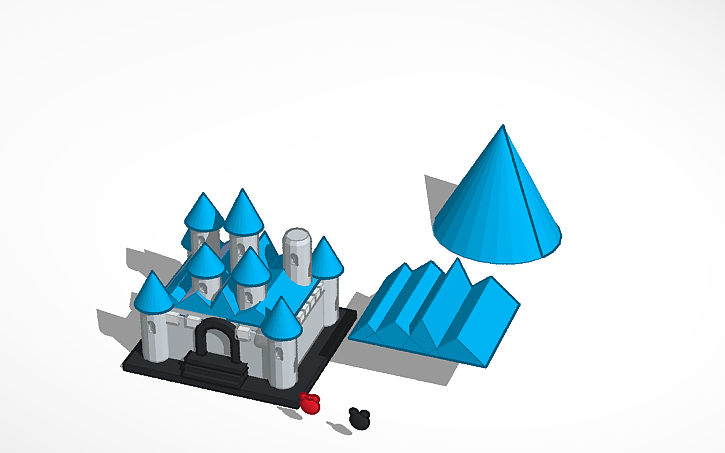 3D design Disney Castle | Tinkercad