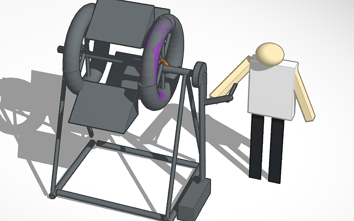 3D design Ferris Wheel Final | Tinkercad