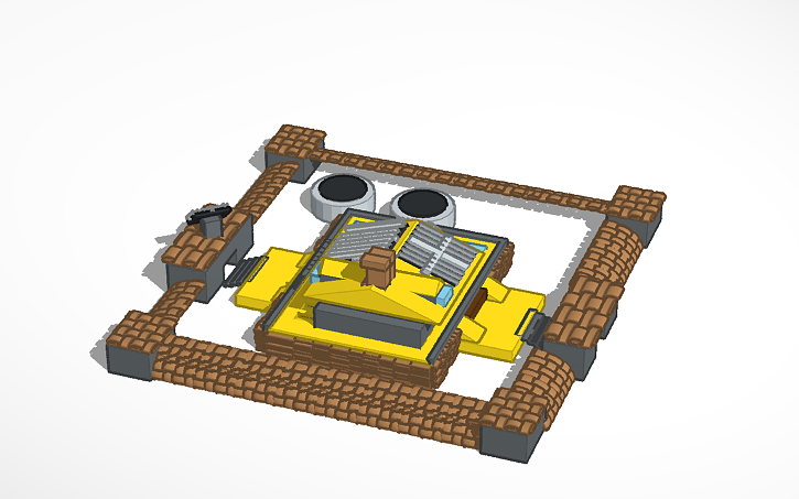 3D design Ultimate survival bunker - Tinkercad