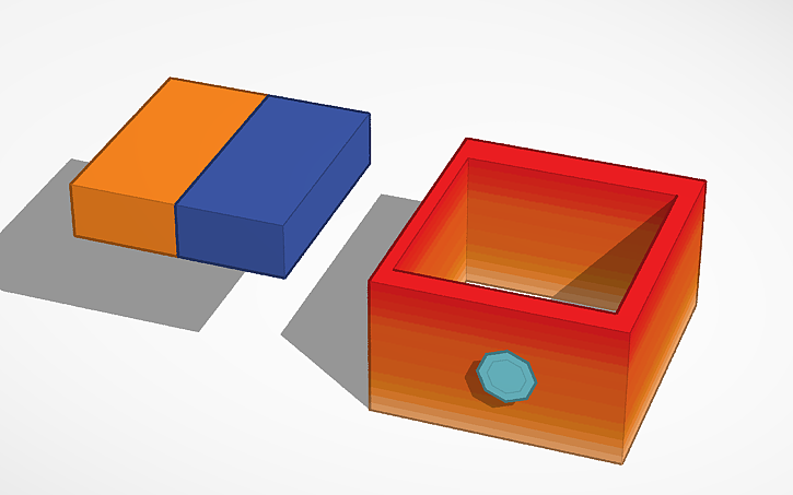 3D design Jewelry box - Tinkercad