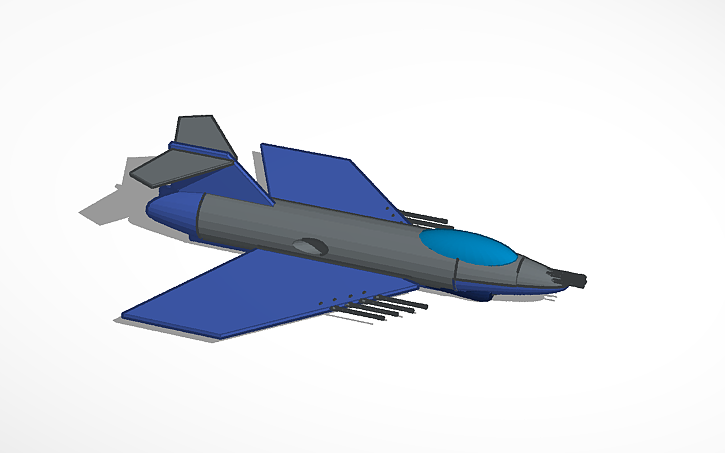 3D design experimental aircraft | Tinkercad