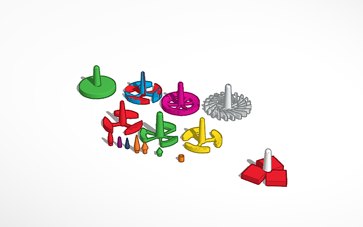 3D design Spinning Tops Orbital Series Fix Rev 2 | Tinkercad