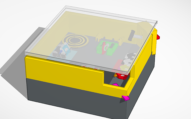 3D design Chaos Cage with new Pit mechanism! - Tinkercad