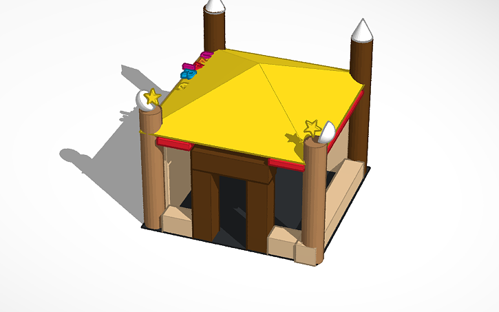 3D design Bouncy castle - Tinkercad
