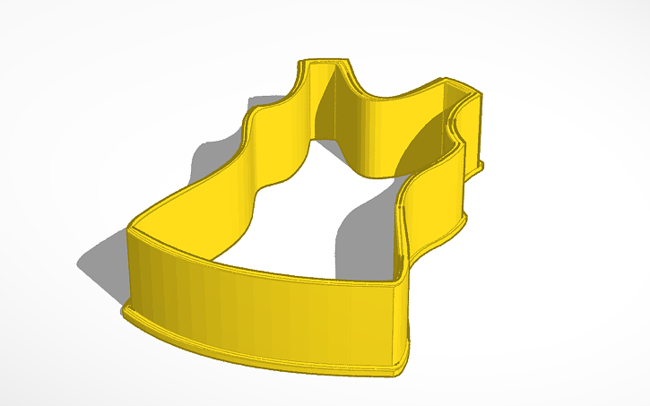 3D design Cookie Cutter - Tinkercad