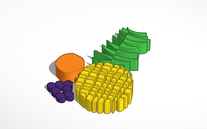 3D design Fruit combo | Tinkercad