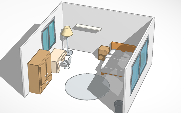 3D design Quarto 3D - Tinkercad 3D design Quarto 3D - Tinkercad