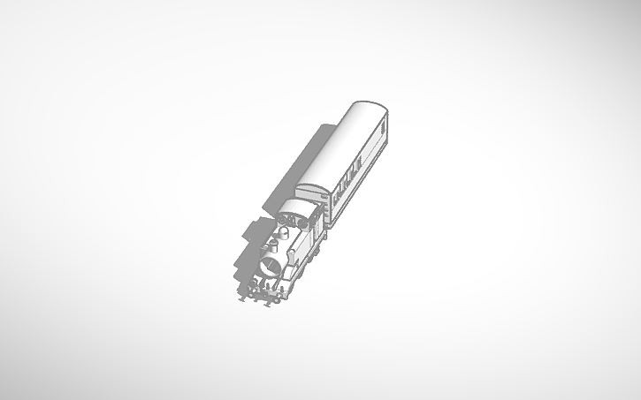 3D design Gauge 1 Thomas The Tank Engine Replica with Henry's Coach ...