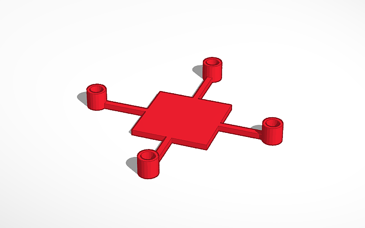 3D design Quad Copter Frame - Tinkercad