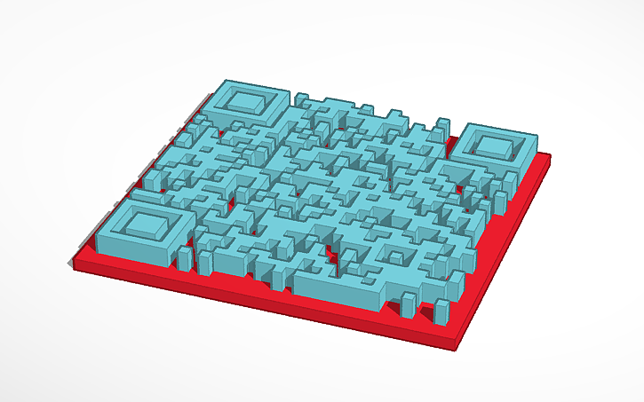 3d Design Rickroll Qr Code Tinkercad