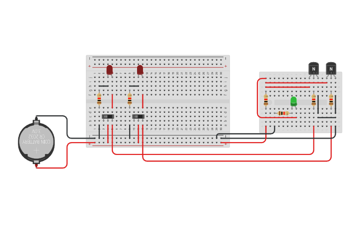 Circuit Design Nor Logic Gate Tinkercad