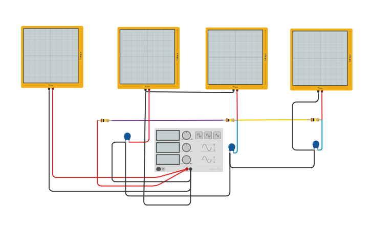 Circuit design Sine Wave - Tinkercad
