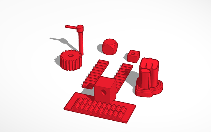 3D design dice roller - Tinkercad