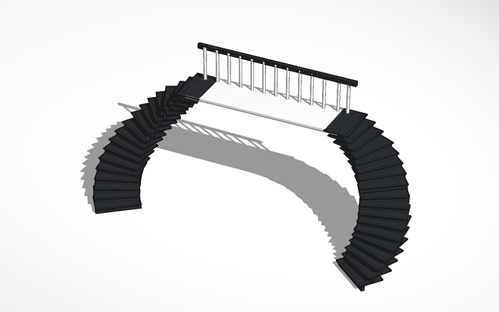 3D design swierl of stairs | Tinkercad