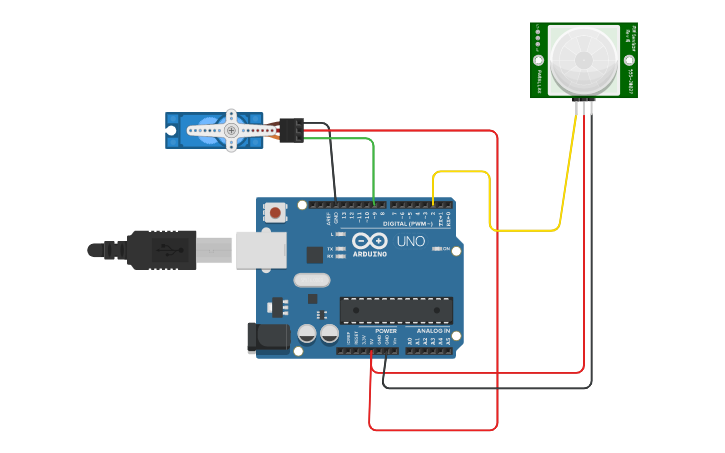 Circuit Design Practica 3 Led Tinkercad