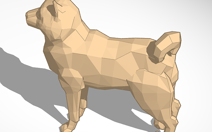 3D design doge - Tinkercad