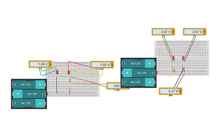 Circuit Design Series Vs Parallel Leds Tinkercad