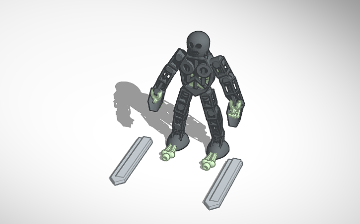 3D design ATLAS MECH WITH SWORDS | Tinkercad