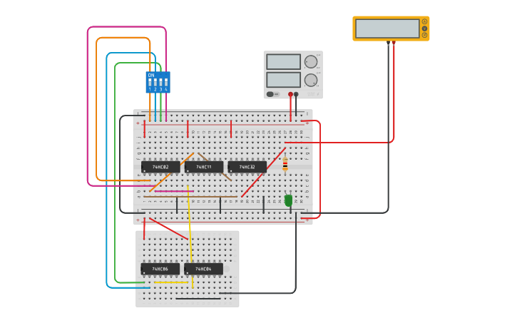 Circuit Design Prática 3 Tinkercad