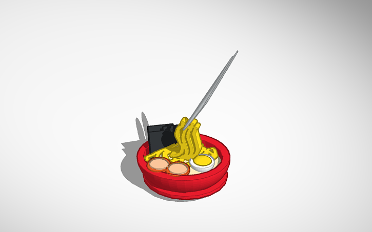 3D design ramyon - Tinkercad