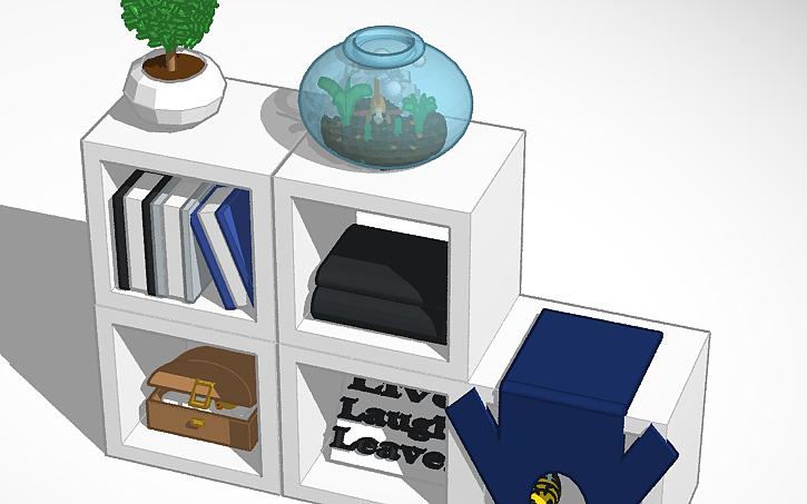 3d Design Shelf Tinkercad