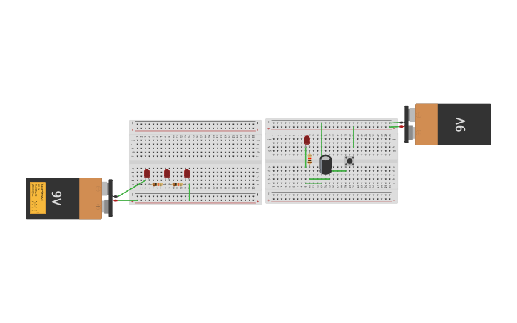Circuit design BREADBOARD - Tinkercad