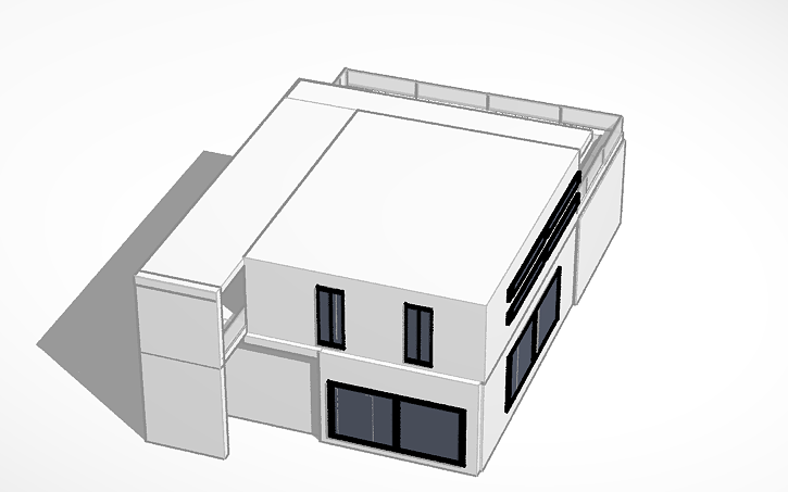 3D design Modern Villa - Tinkercad