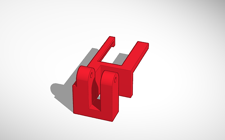 3D design Creality CR6-SE Filament Guide Body (Square) - Tinkercad