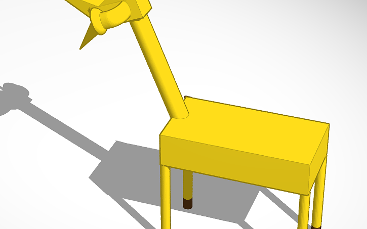 3D design giraffe | Tinkercad