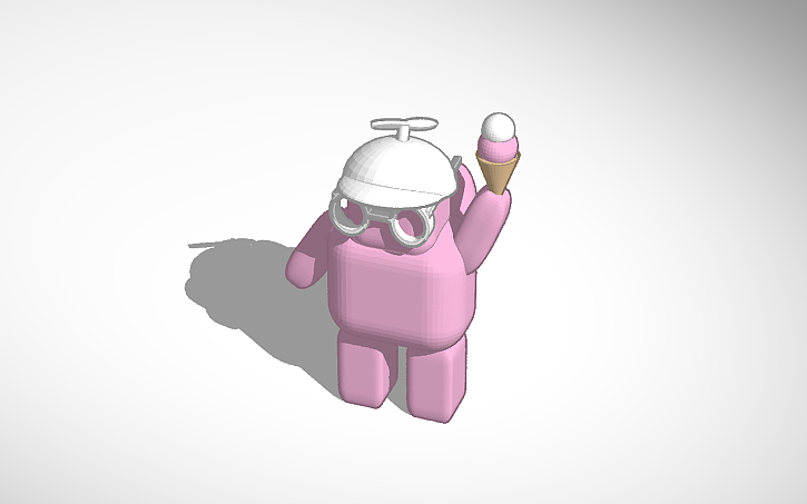 3D design pink - Tinkercad
