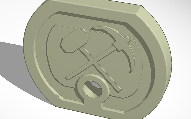 3D design D&D 5e electrum coin - Tinkercad